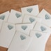Diamond Sparkling Jewel Flat Note Cards 10-pack Hand-printed - Etsy