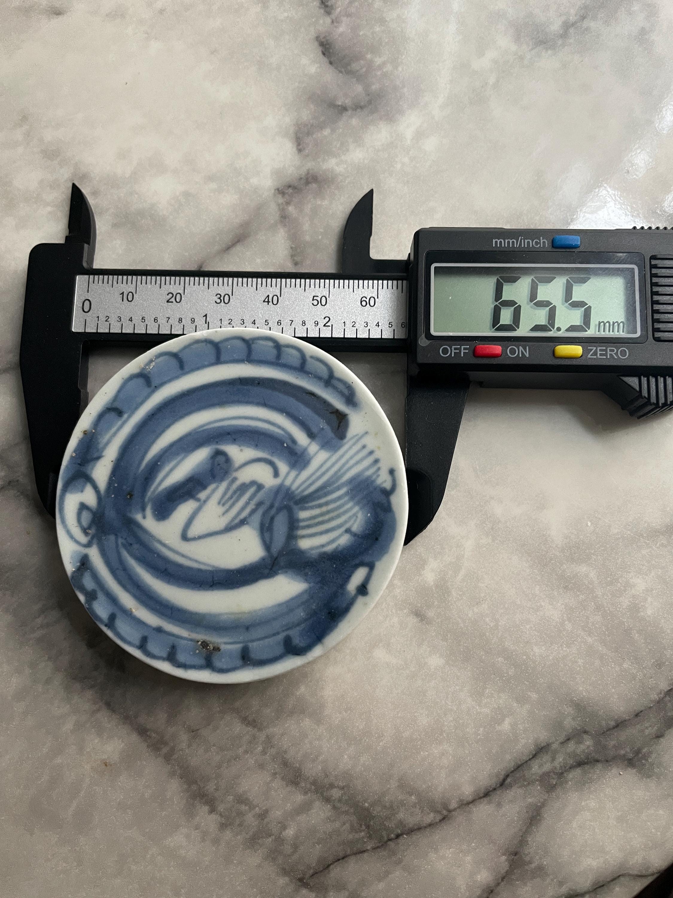 Authentic Chinese Porcelain Blue and White Shard, Hand Painted Chi ...