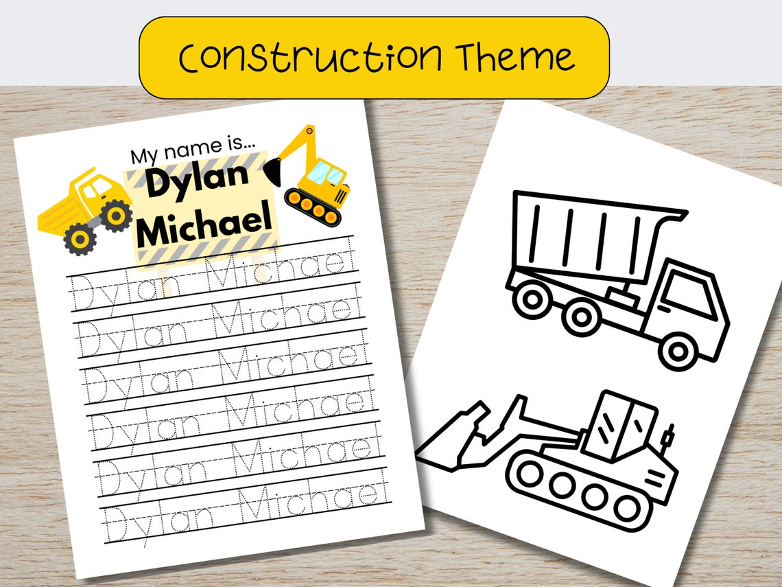 Custom Name Tracing Page | Custom Handwriting Practice Sheet | Name ...