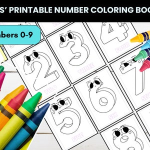 Kids’ Printable Number Coloring Book | Printable Coloring Pages ...