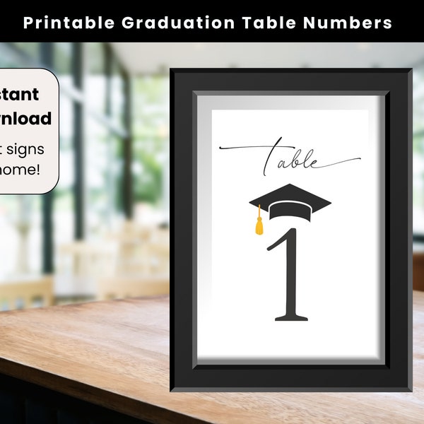 Party Table Numbers - Etsy