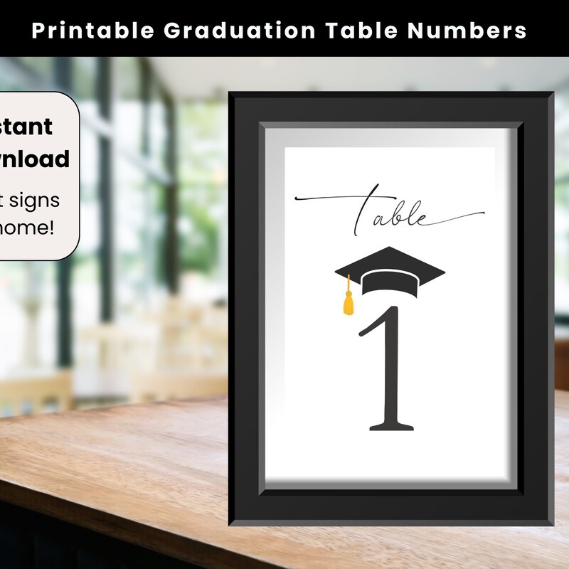 Party Table Numbers - Etsy