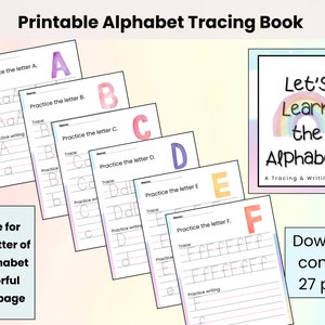 Kids Printable Alphabet Tracing Sheets | Handwriting Practice | Kids ...