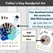 Father's Day Handprint Art | DIY Handprint Craft Printable | Father's ...