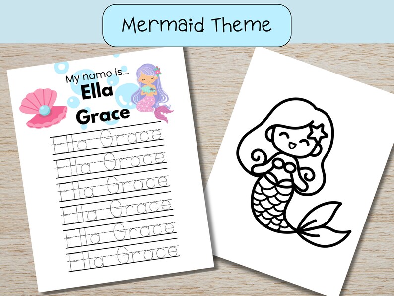 Custom Name Tracing Page | Custom Handwriting Practice Sheet | Name ...