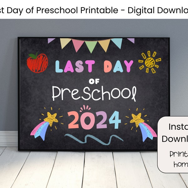 Preschool Sign - Etsy