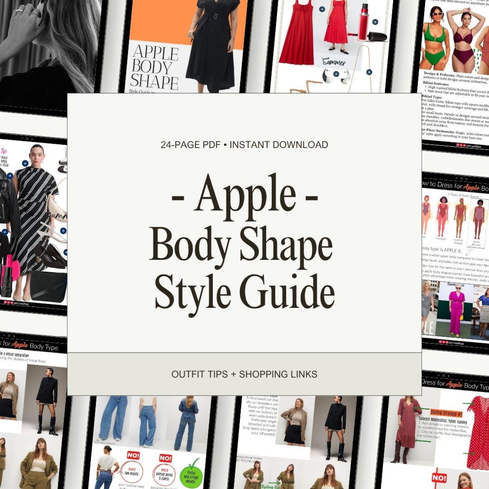 Apple Body Shape Style Guide • How to Dress for Apple Body Type • 24 ...