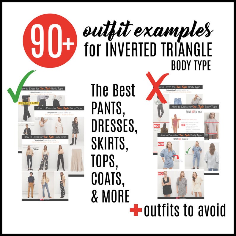How to Dress for INVERTED TRIANGLE Body Type Analysis, Inverted ...
