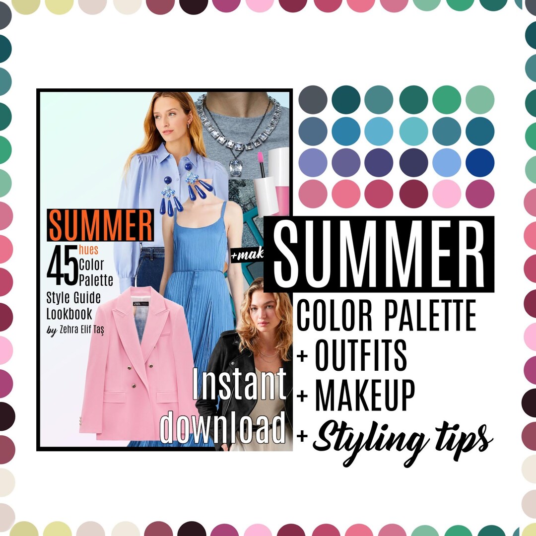 SUMMER COLOR ANALYSIS Summer Seasonal Colour & Makeup Palette, How to ...