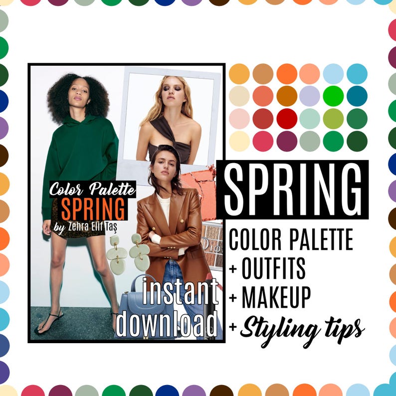 SPRING COLOR PALETTE Spring Seasonal Colour & Makeup Palette, How to ...