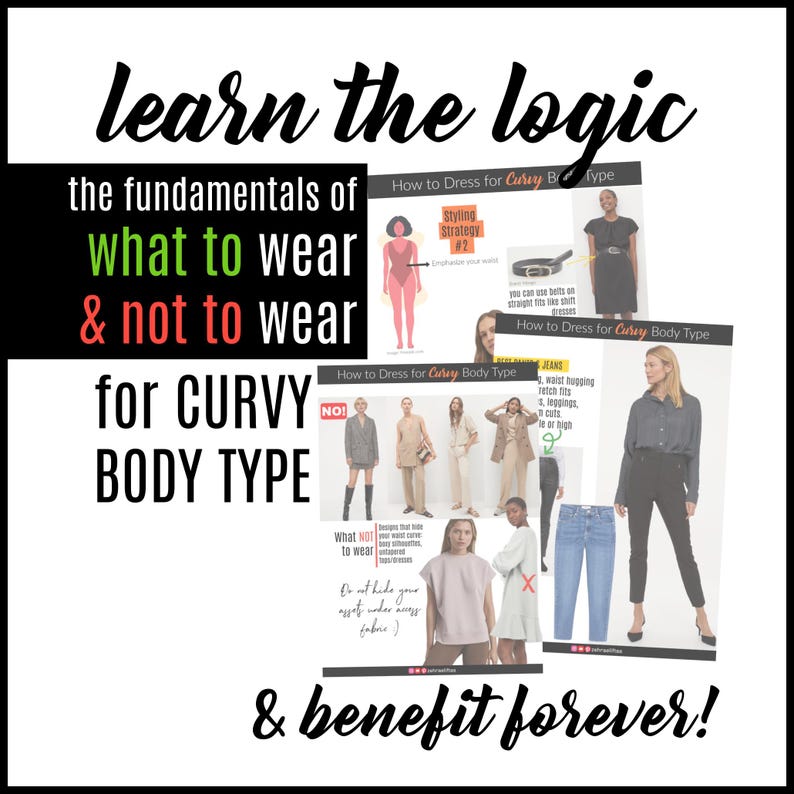 Curvy Body Shape Style Guide by Personal Stylist: Outfit ...