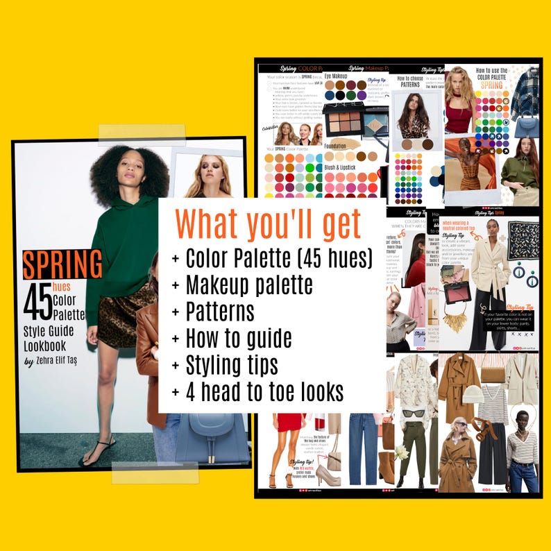 SPRING Color Palette SPRING Season Color Analysis Spring Wardrobe ...