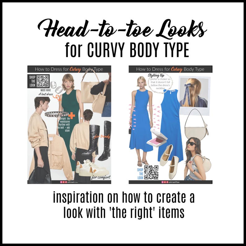 How to Dress for CURVY BODY TYPE Analysis & Shopping Guide by Personal ...
