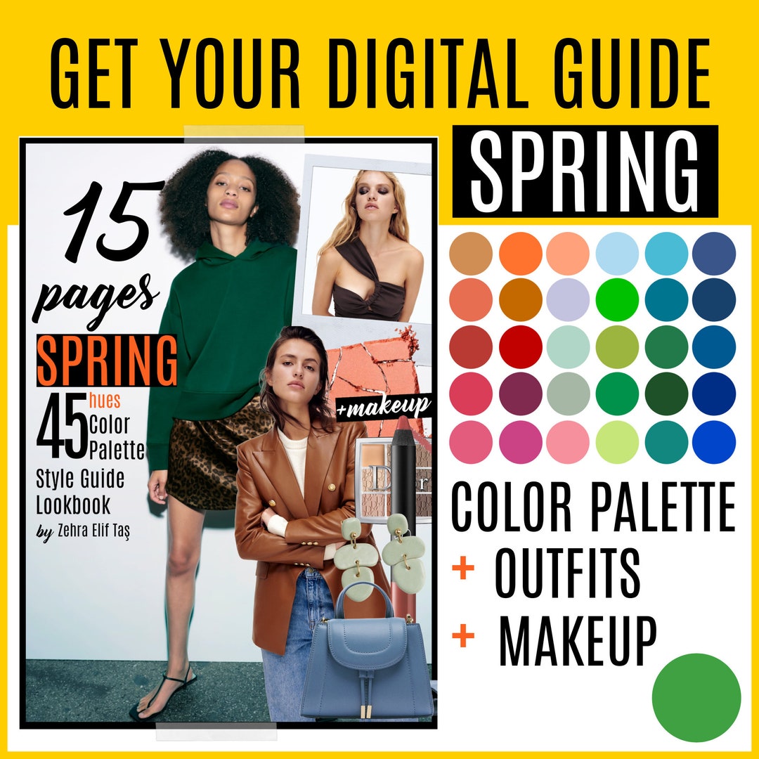 SPRING Color Palette, Spring Season Color Analysis Guide, Makeup ...