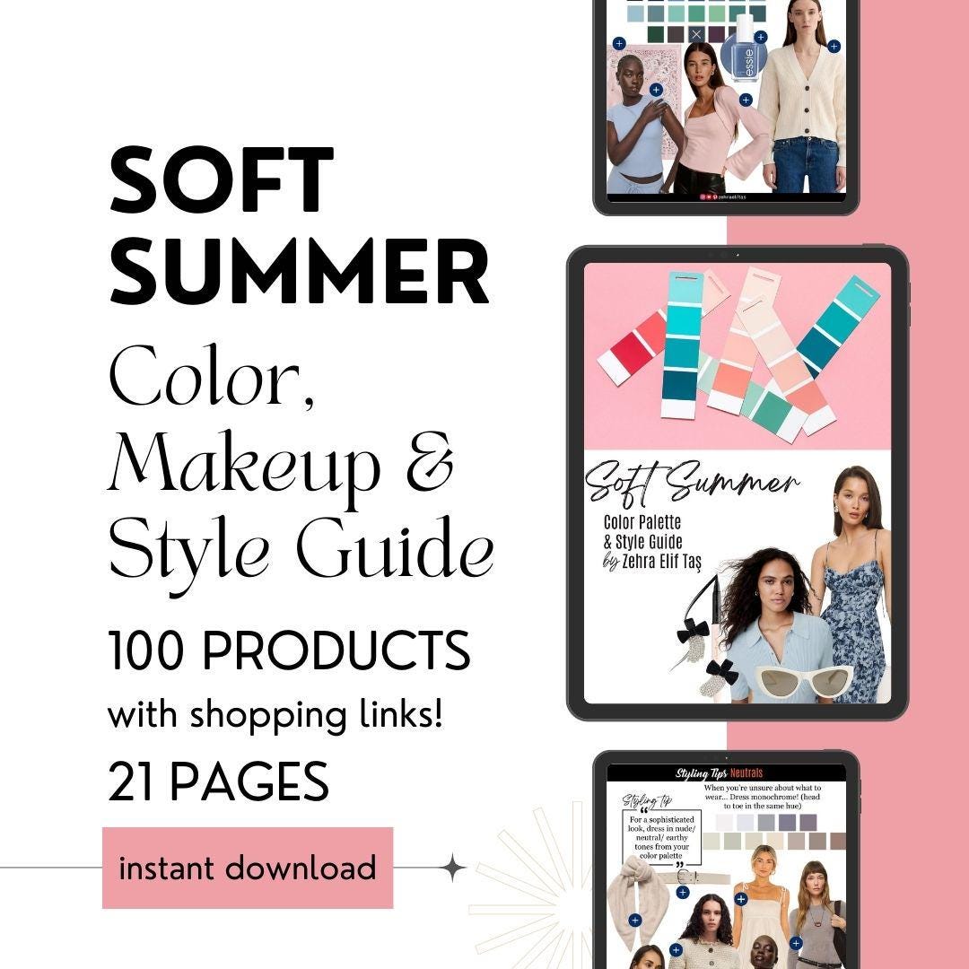 SOFT SUMMER Color Palette, Makeup & Style Guide by Personal Stylist ...