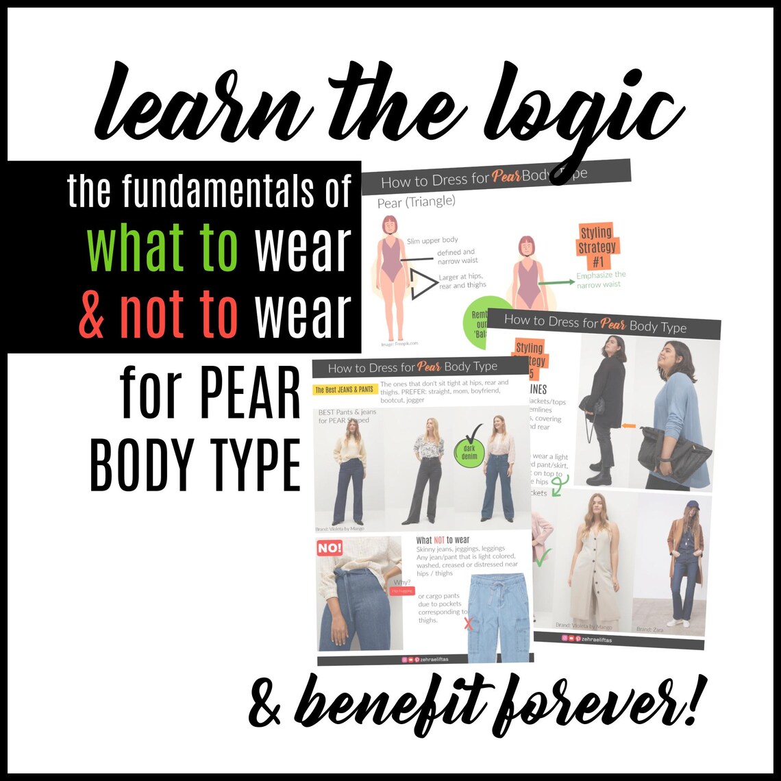 Pear Body Shape Style Guide by Personal Stylist: Outfit Recommendations ...