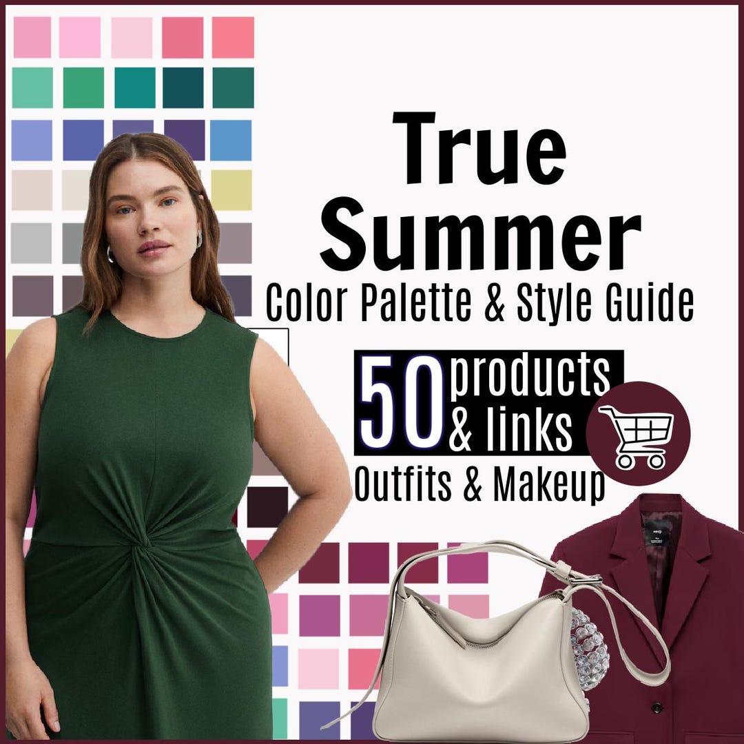 TRUE SUMMER Seasonal COLOR Analysis & Shopping List True Summer Season ...