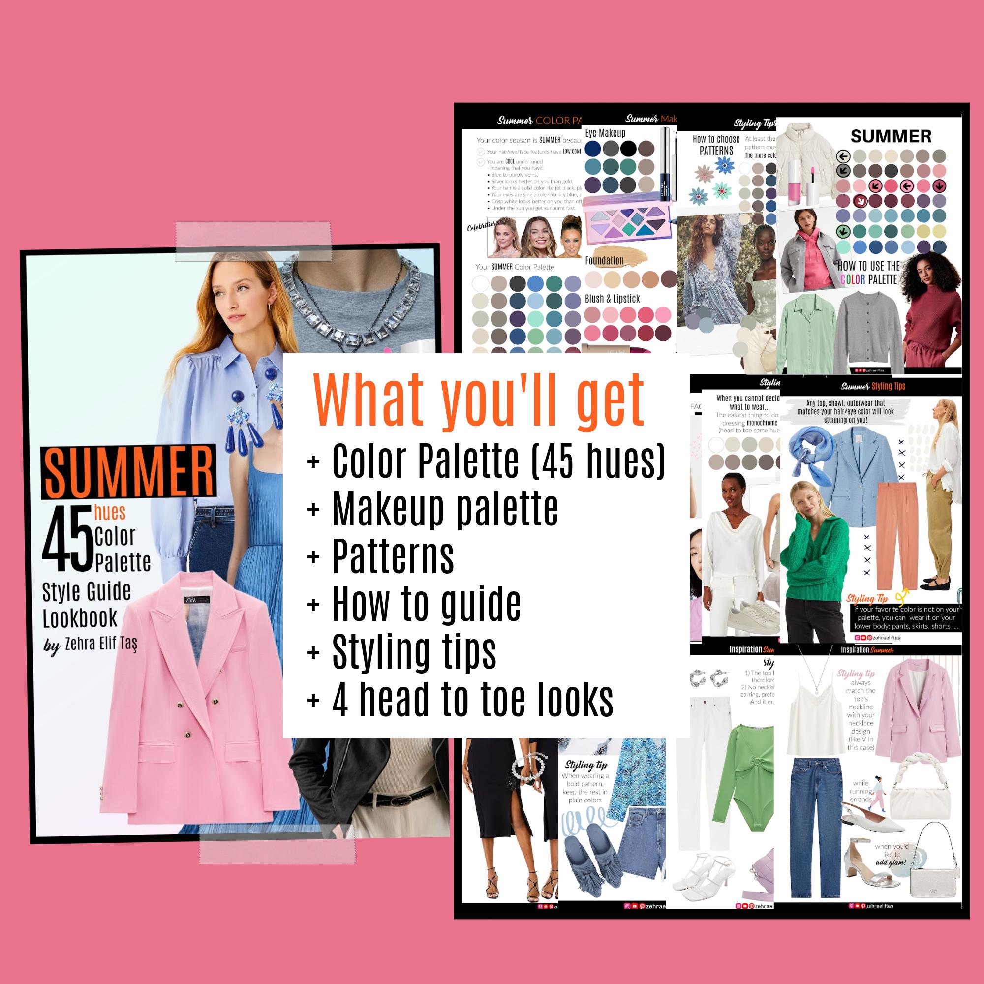 SUMMER COLOR ANALYSIS Summer Seasonal Colour & Makeup Palette, How to ...