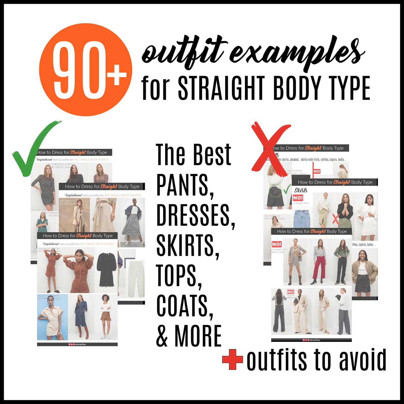 How to Dress for STRAIGHT /RECTANGLE Body Shape Analysis STRAIGHT Body ...
