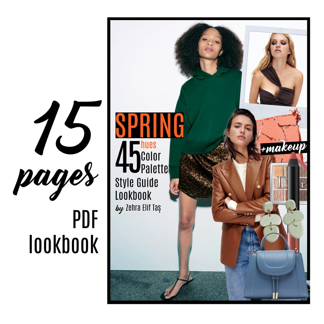 SPRING Color Palette & Lookbook - Etsy