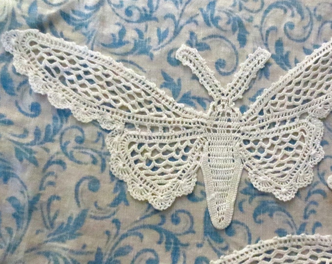 Mothra - Crocheted Winged Creature - Large Hand Made Applique - Crochet ...