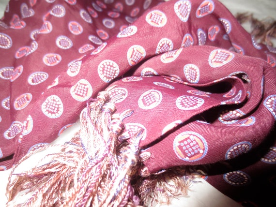 Vintage 40s Opera Scarf - Mens Vintage Neck Scarves -… - Gem