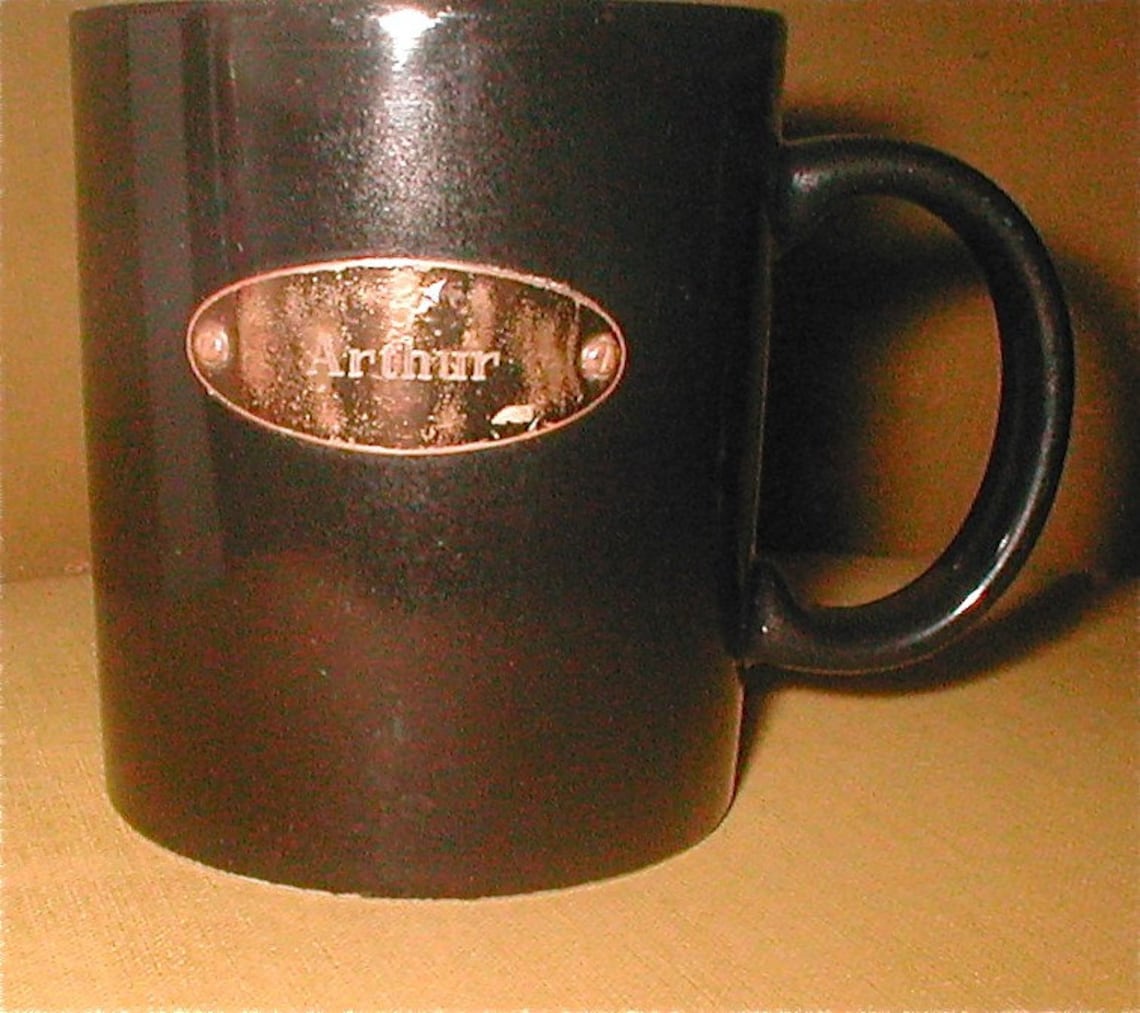 A Mug Called Arthur Vintage Ceramic Coffee Mug Vintage 60s - Etsy