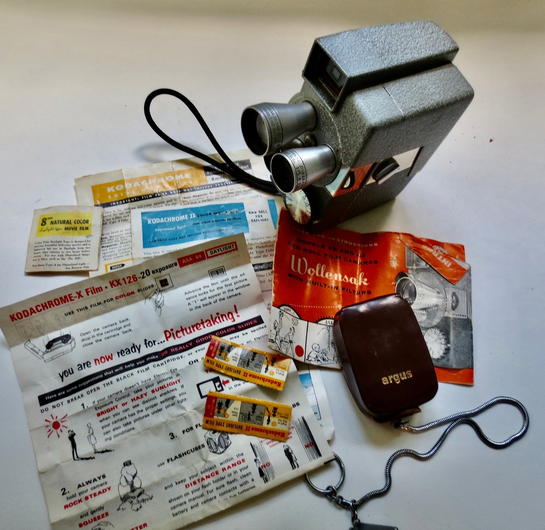 Wollensak Film Camera Movie Camera Complete With Leather Case ...