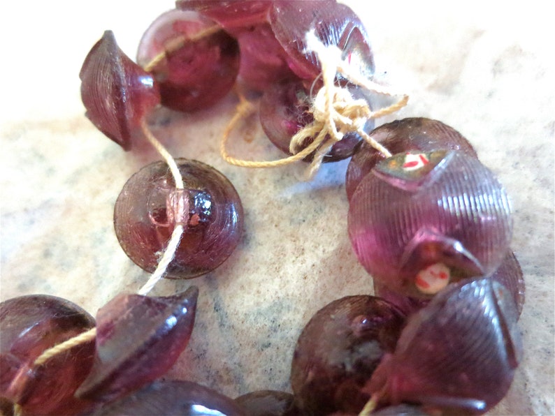 Pale Amethyst Tiny Glass Buttons 20 Count One Piece - Etsy