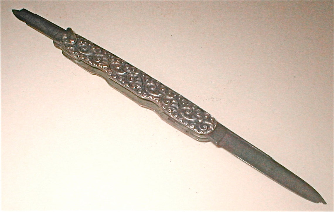 Antique Sterling Pen Knife - Gentlemans Pocket Fruit Knife - T.g.brown ...