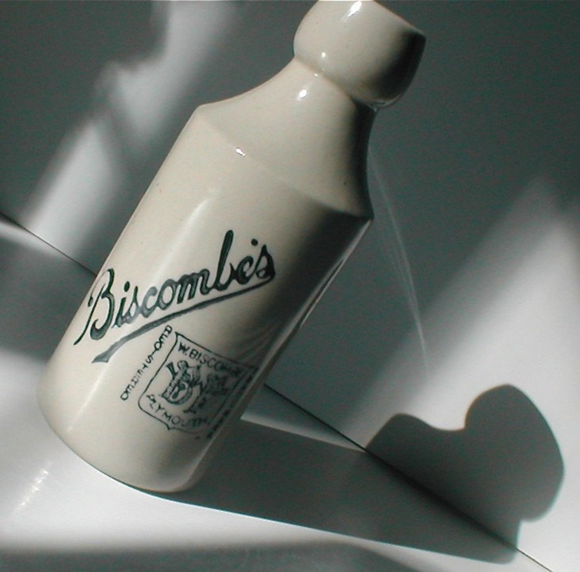 Biscombe's Crockery Bottle - Made in Japan - Cottage Chic Mod - Etsy