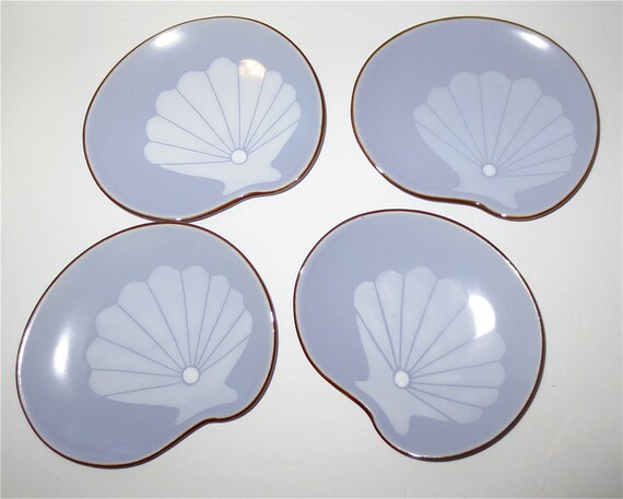 Scallop Shell Dishes - Japan Made Porcelain Serving -… - Gem