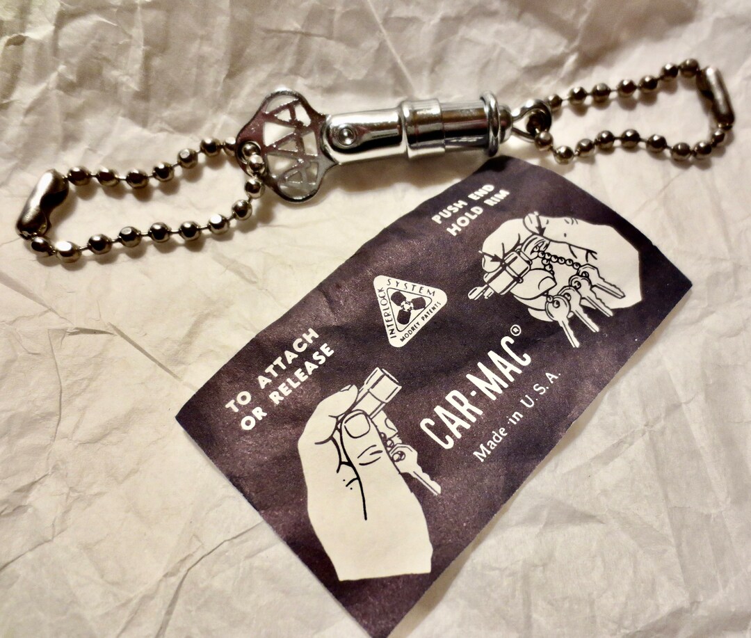 Detachable Key Chain - Key and Fob Holder - AAA Key Ring - Vintage ...