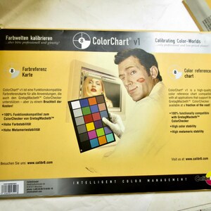 Camera Color Correct Chart - Monitor Calibrating Correction - Video and ...