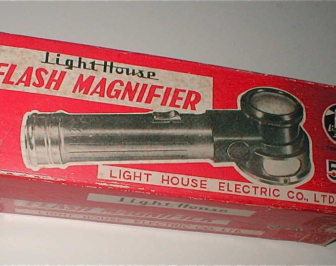 Light House Flash Magnifier Fancy Flashlight With a Magnifing Lense of ...