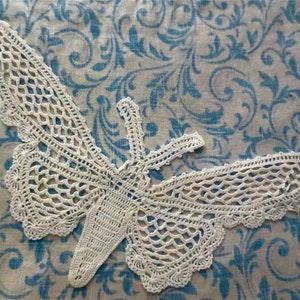 Mothra Crocheted Winged Creature Large Hand Made Applique - Etsy