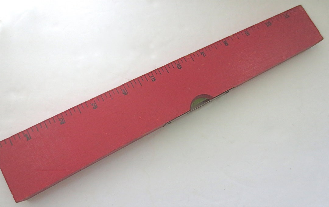 Big Red Johnson Ruler and Level Made in Milwaukee Wisconsin USA Level ...