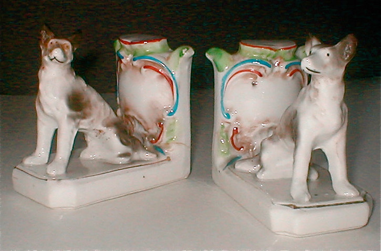 Porcelain German Shepherd Bookends Made in Japan Dog | Etsy