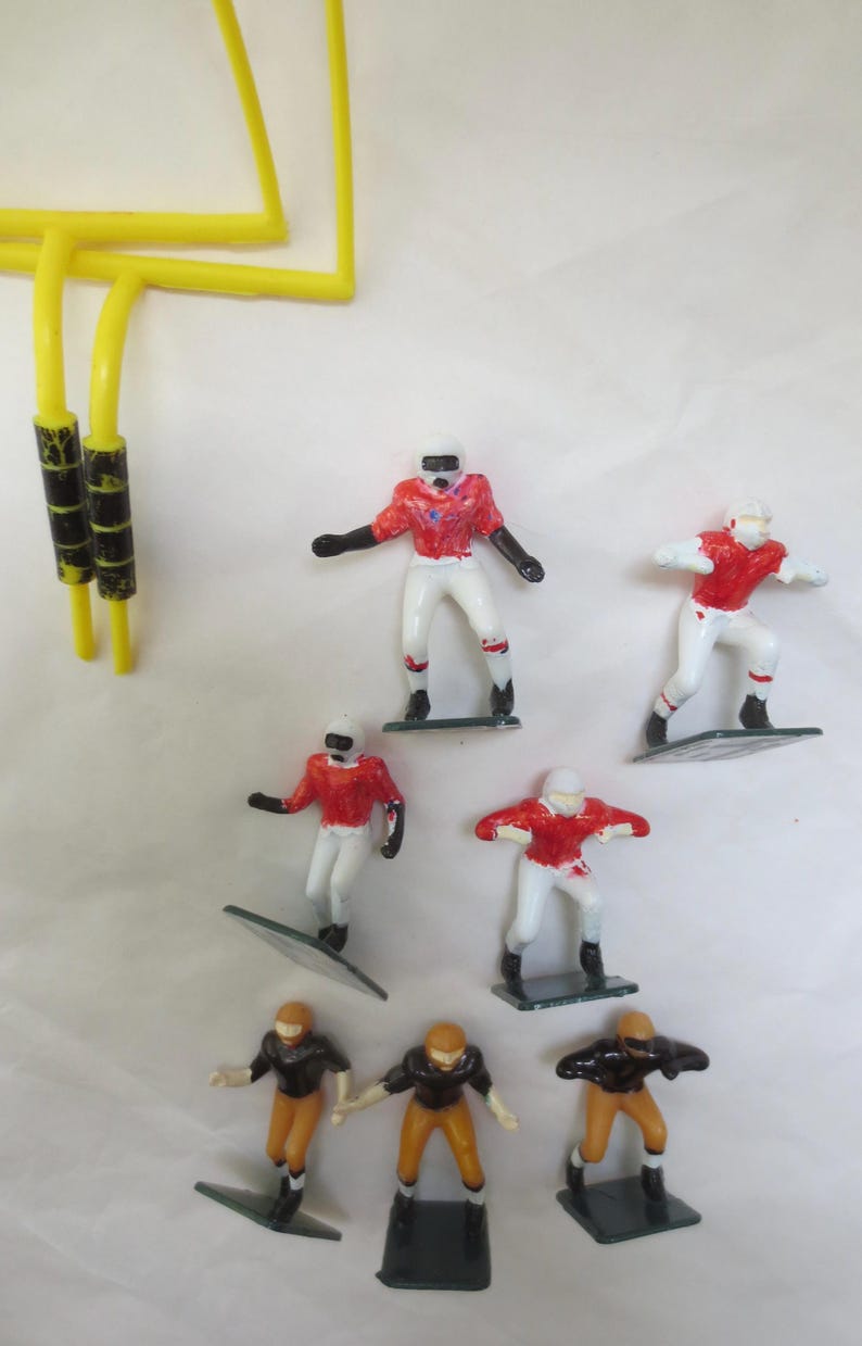 1974 Football Party Cake Toppers - 7 Team Players - Wilton - Go TEAM ...