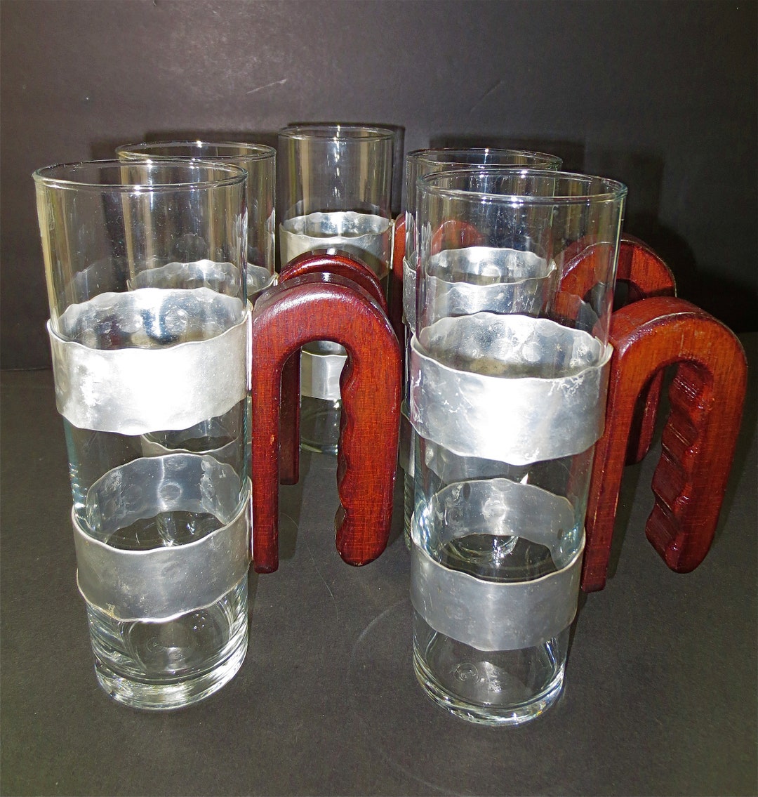 Tall Glass Hot Toddy Set - Vintage 60s Glassware - Libbey Glassware ...