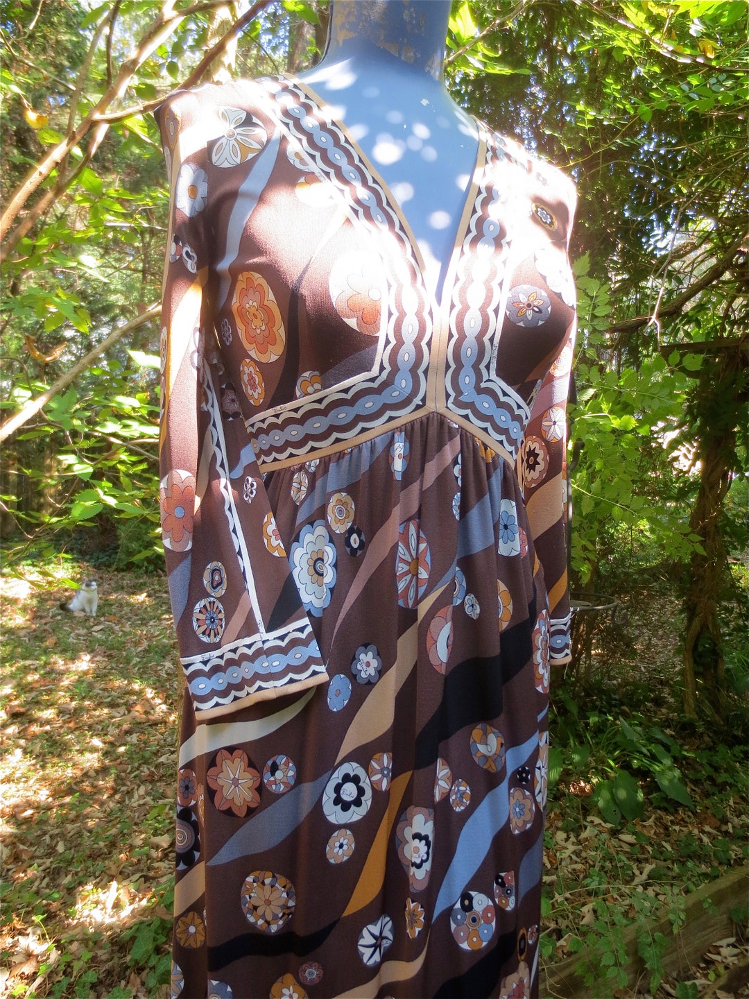 Emilio Pucci Dress Silk Knit Classic Pucci Vintage 1960s Classic ...