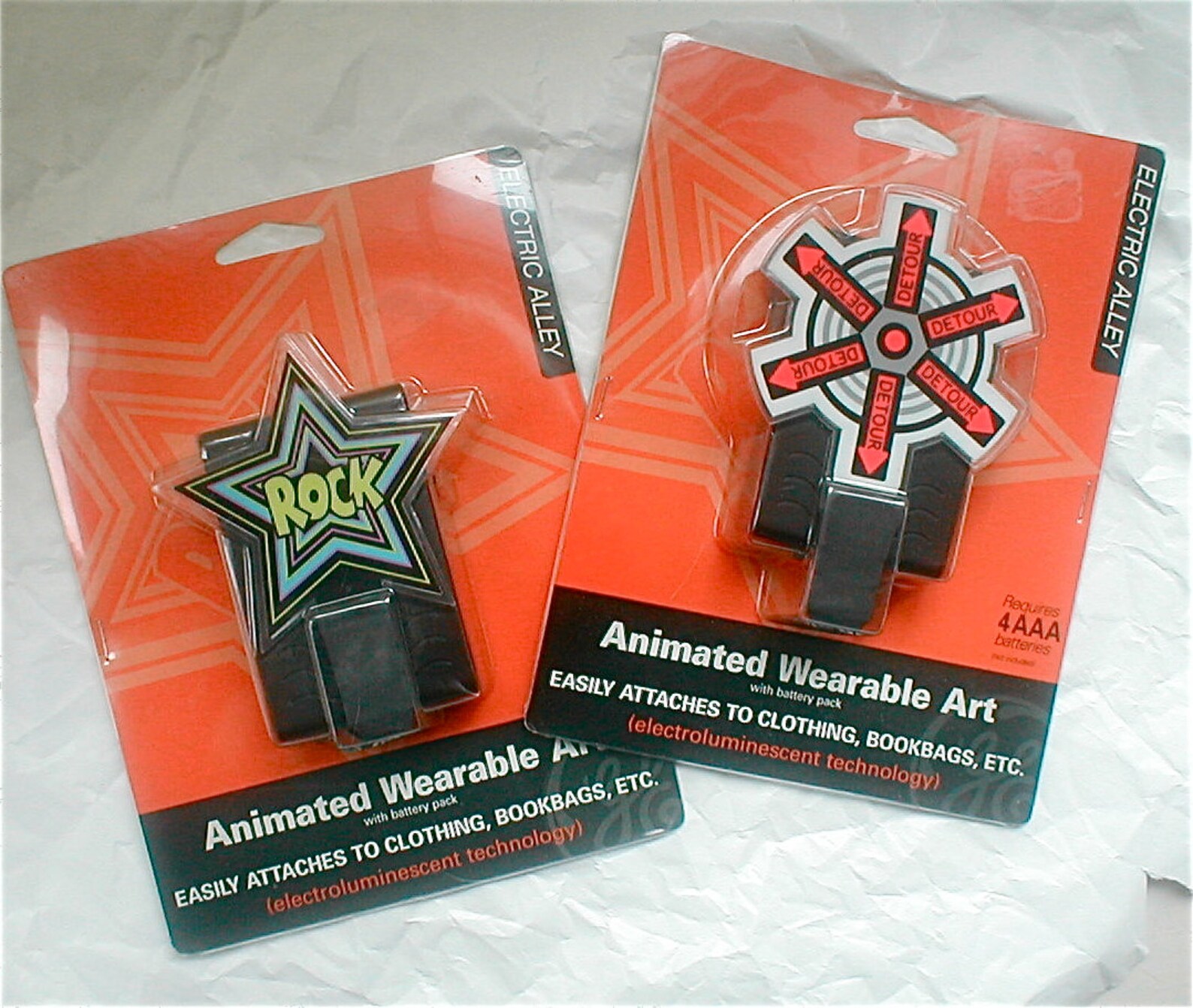 Electric Alley ROCK Animated Wearable Art Electroluminescent | Etsy