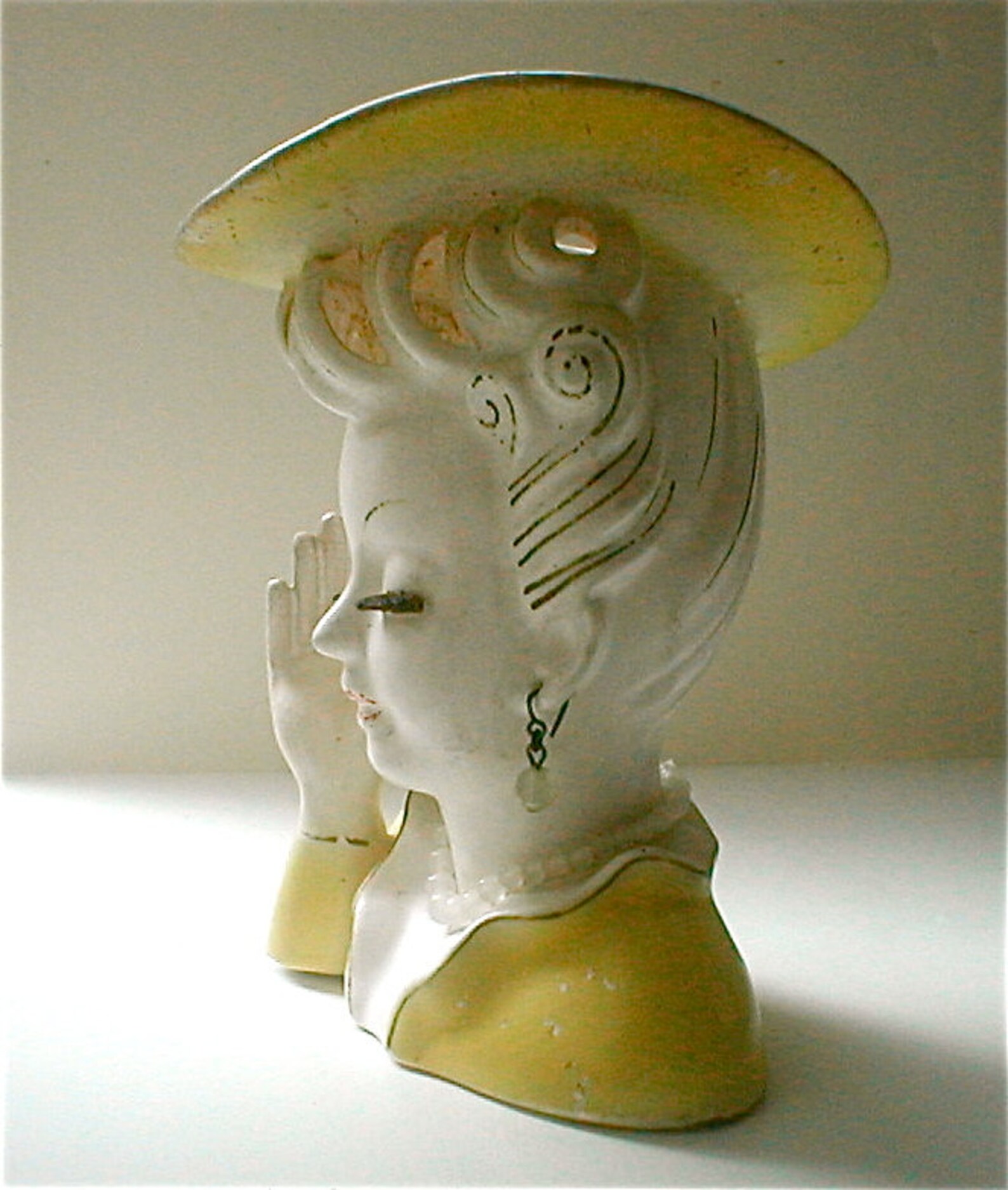 Lady Head Vase - Vintage - Etsy