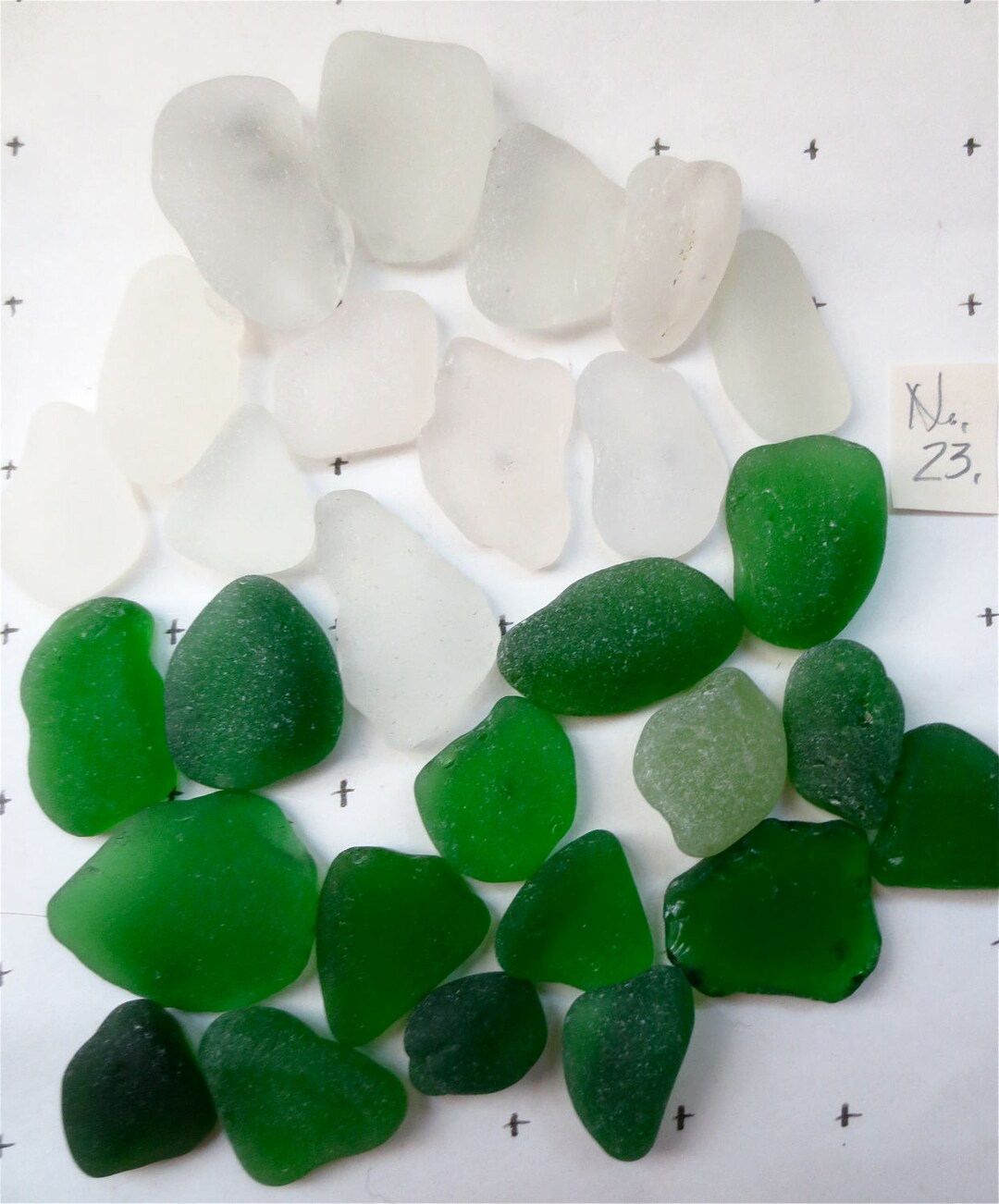 Clear White Beach Glass Puerto Rico Shores Clears and Greens Tumbled ...