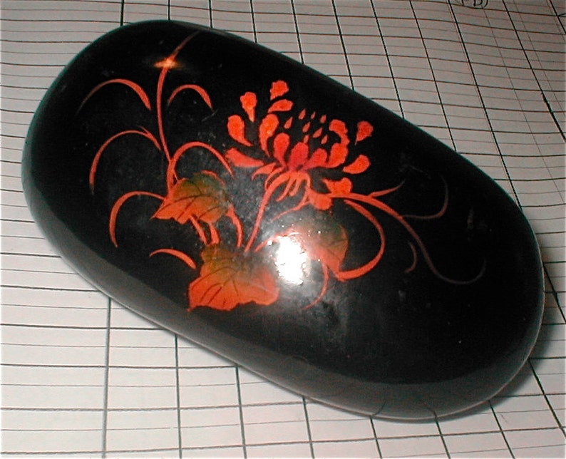 Lacquered Stone Paperweight Office and Desk Paperweight - Etsy
