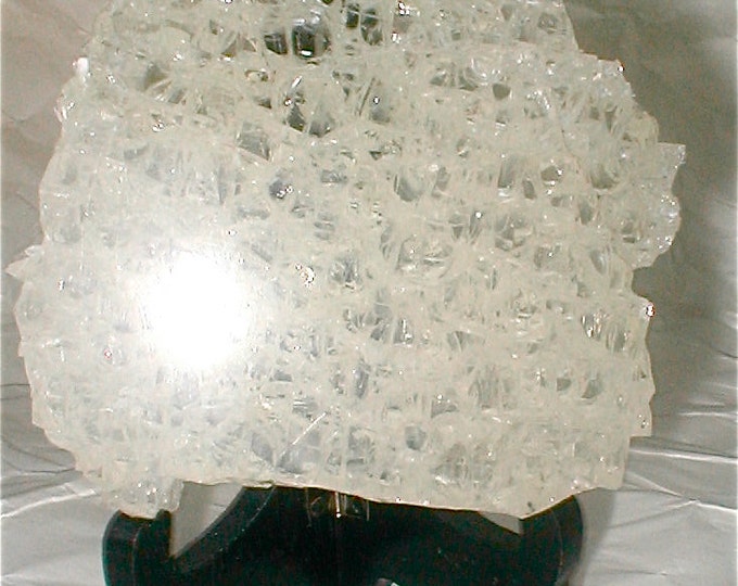 Shattered Glass Door Fragment as Found Hunk of Gorgeous Thick Glass ...