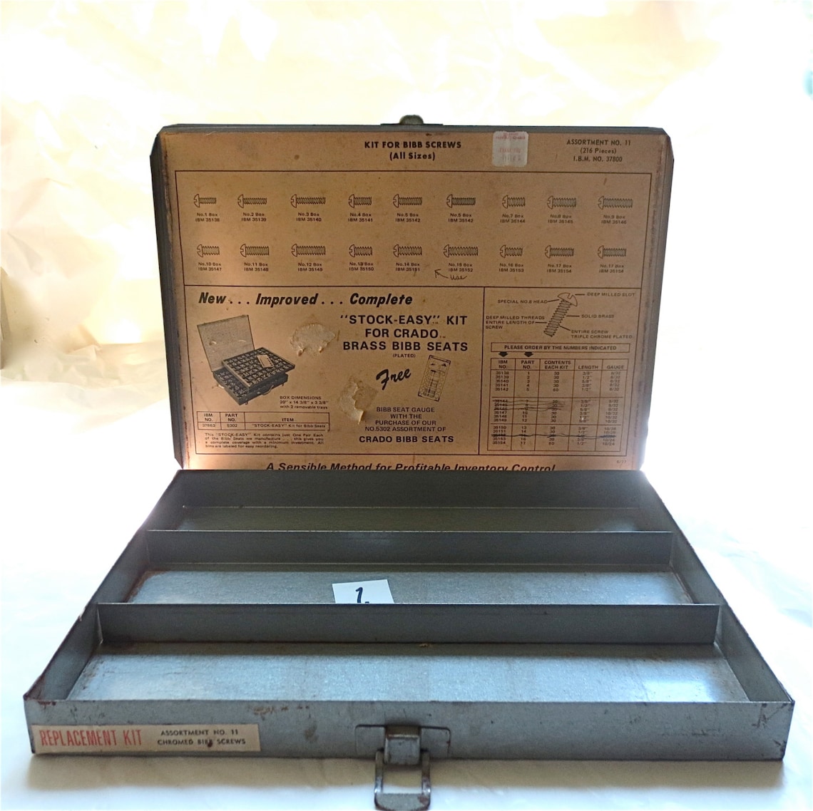 Hardware Shop Metal Parts Box No. 1 Jess-rite Kit for Bib | Etsy