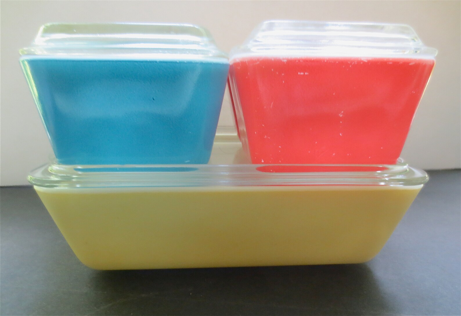 Pyrex Primary Colors Set of 4 All Dishes Have Lids - Etsy