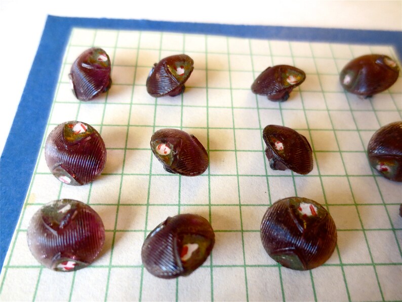 Pale Amethyst Tiny Glass Buttons 20 Count One Piece - Etsy