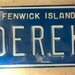 Derek Name Plate - Bike License Plate Bike ID Plate - Fenwick Island ...